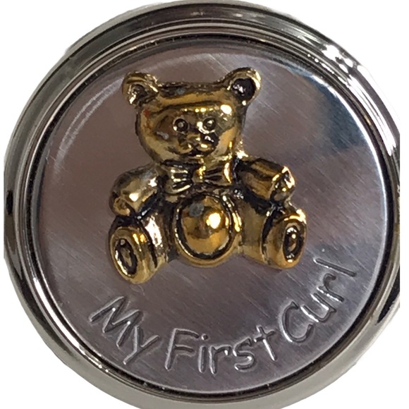 Godinger | Accessories | Godinger Baby First Curl Box Gold Accents ...